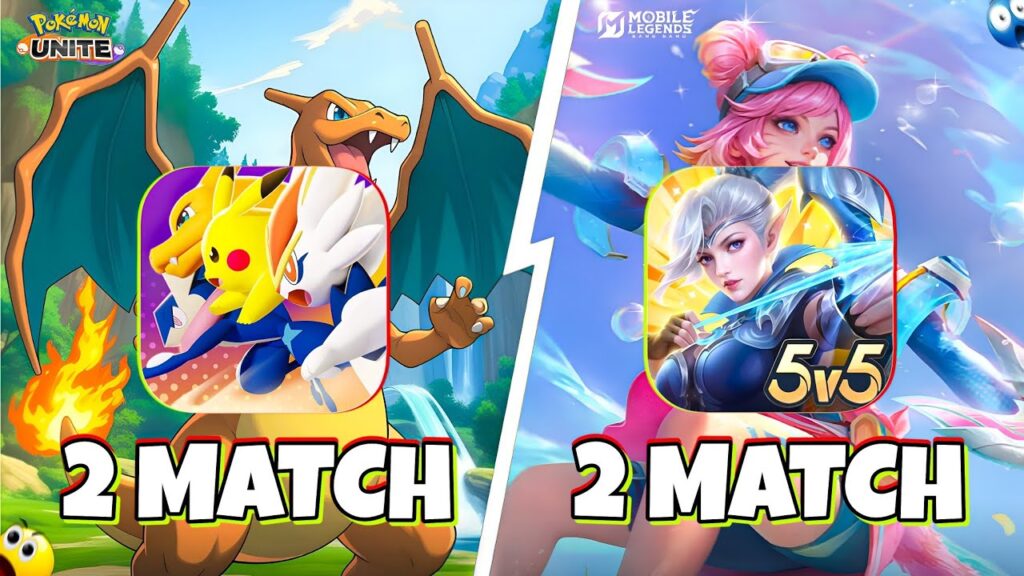 POKEMON UNITE vs MOBILE LEGENDS | eスポーツ最新動画 esports-games